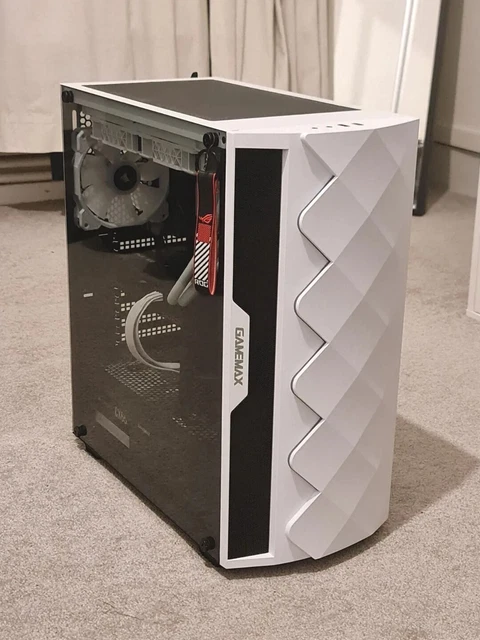 GAMEMAX ARGB MID Tower ATX PC Computer Case - White Diamond £35.00 ...