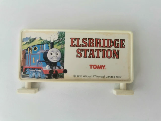 THOMAS THE TANK ENGINE Trackmaster ELSBRIDGE STATION SIGN Part Tomy ...