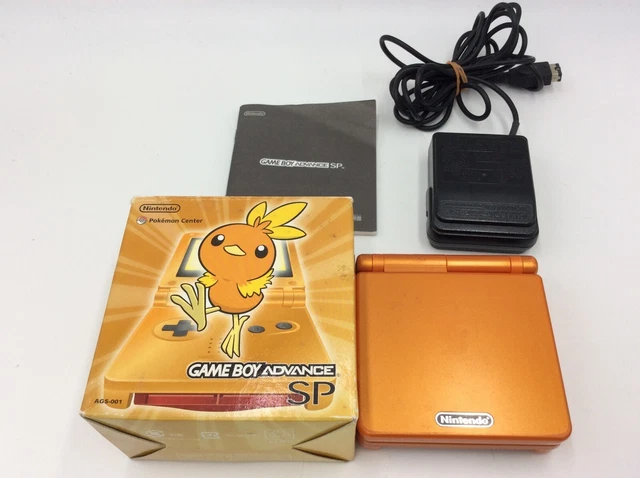 CONSOLE NINTENDO GAMEBOY Advance SP Achamo Torchic Pokemon Center avec ...