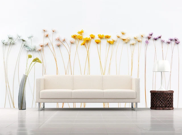 3D SMALL FLOWER N3199 Wallpaper Wall Mural Removable Self-adhesive ...