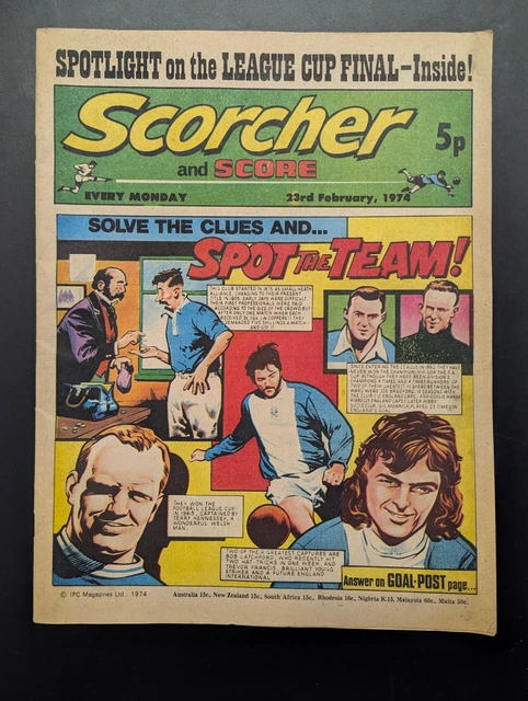 SCORCHER AND SCORE Comic 23rd February 1974, IPC Magazines £6.99 ...