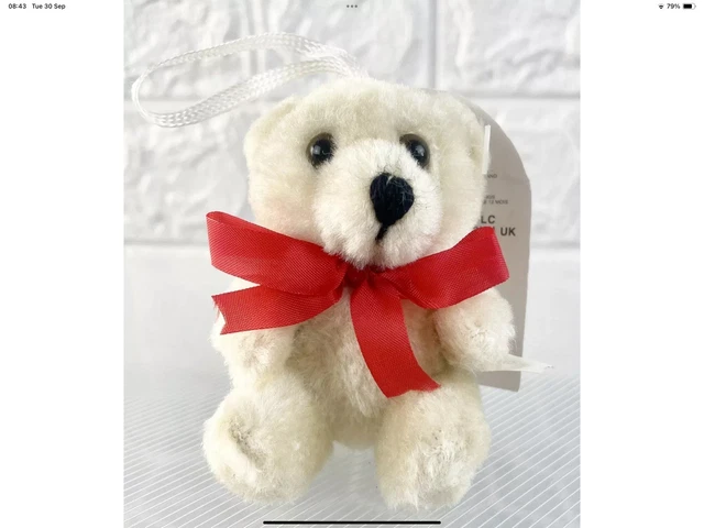 LITTLE MEADOW BY Salco 9cms Teddy Bear Key ring Size Unused And Tagged ...