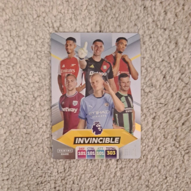 PANINI ADRENALYN XL Premier League 2025 INVINCIBLE Card #5 £10.00 ...