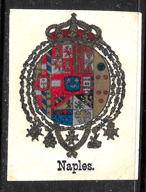 ITALY NAPLES🔥POSTER STAMP Early 1800s-1900s from old Albums🔥NG £4.00 ...