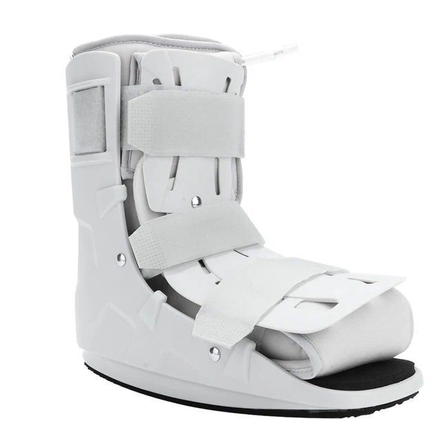 FOAM PNEUMATIC WALKING Boot Ankle Strap Support Foot Orthosis Plantar ...