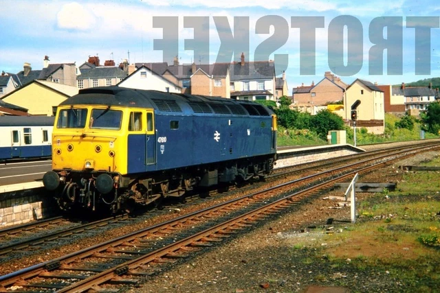 35MM SLIDE BR British Railways Diesel Loco Class 47 47610 Llandudno 1986 Orig £4.97 - PicClick UK