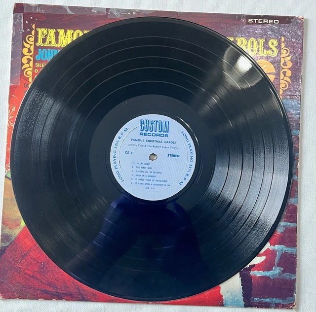 FAMOUS CHRISTMAS CAROLS- Johnny Cole & the Robert Evans Chorus, Vinyl £ ...