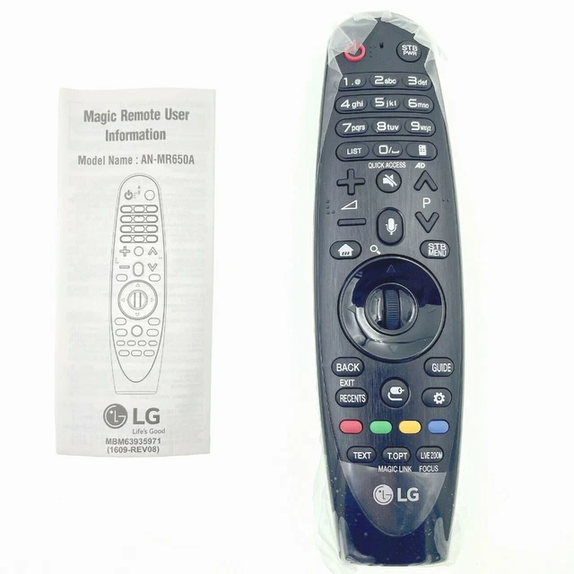 ORIGINAL LG AN-MR650A Magic Fernbedienung mit Stimme 2017 Smart TV ...