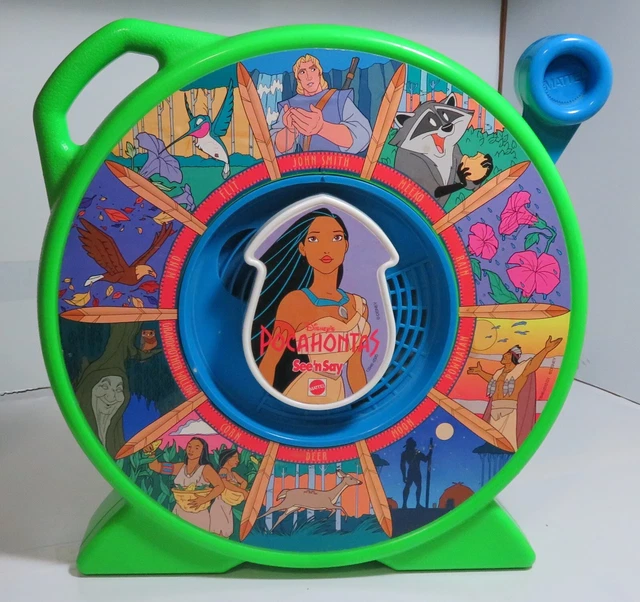 DISNEY THE LION King See 'n Say Pull Toy Talking Sounds Mattel 1989 ...