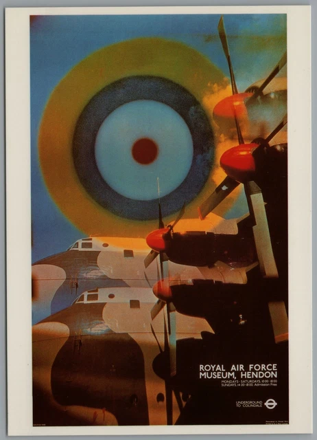 ROYAL AIR FORCE RAF Museum Hendon Poster Advert Unposted Postcard EUR 7 ...