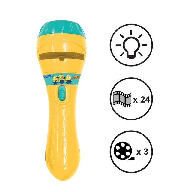 LEXIBOOK, DESPICABLE ME, Minions story projector and torch, Projects 24 ...