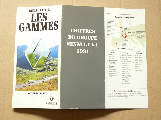 CATALOGUE CAMION RENAULT RVI Les Gammes 1992 prospectus brochure Truc LKW EUR 13,99 - PicClick FR
