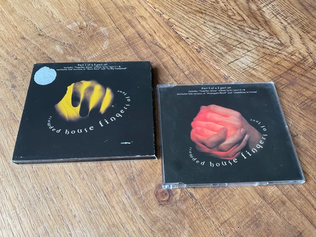 CROWDED HOUSE “FINGERS Of Love” TWO 4-track cd single set [Together ...
