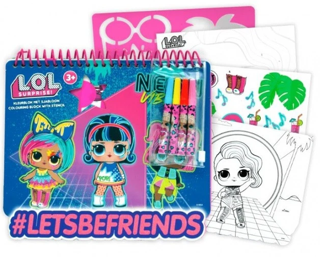LOL SURPRISE TWEENS Schreibset Malen Dolls Stift Malkoffer Puppe ...