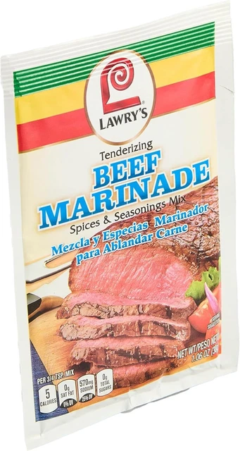 TENDERIZING BEEF MARINADE Spices & Seasonings Mix, 1.06 Oz (Pack of 12 ...