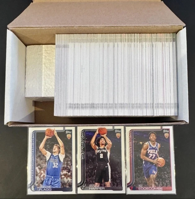 2025-26 TOPPS BASKETBALL COMPLETE SET #1-300 Cooper Flagg, Harper ...