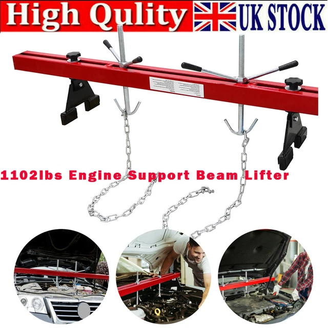 ENGINE SUPPORT BEAM 500kg Gearbox Bar Double Support Traverse Lifter ...