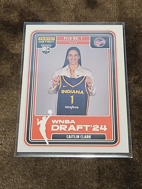 CAITLIN CLARK 2024 Panini Instant Draft Night #1 Overall Indiana Fever ...