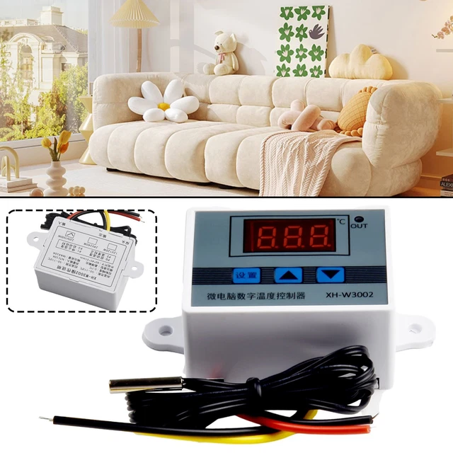 THERMOSTAT NUMÉRIQUE DEL 12V/24V/220V professionnel contrôleur de température EUR 8,23 - PicClick FR