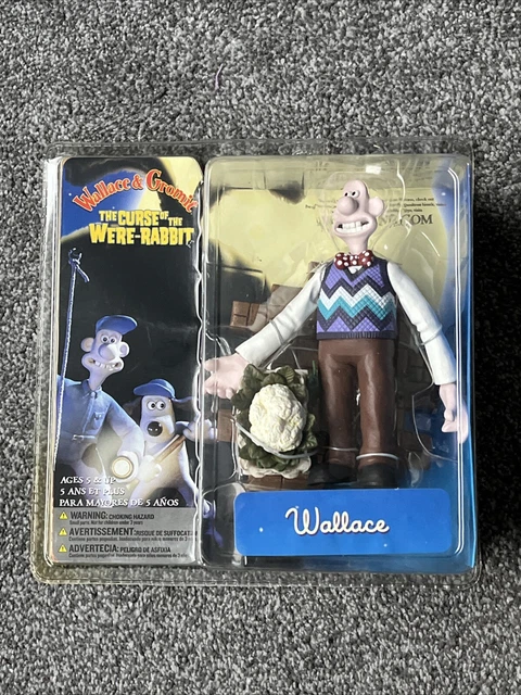WALLACE & GROMIT Curse of the Were Rabbit -RARE Wallace figure - Free ...
