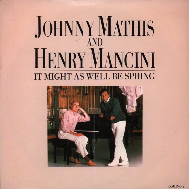 JOHNNY MATHIS AND Henry Mancini It Might As Well Be Spring 7" vinyl UK ...