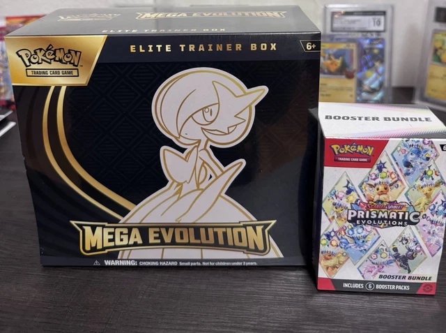 POKÉMON TCG MEGA Evolution Elite Trainer Box Factory Sealed, Prismatic ...