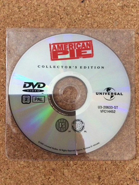AMERICAN PIE DVD Collectors Edition (Disc Only) Jason Biggs, Chris ...