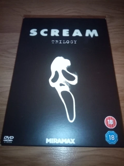 SCREAM TRILOGY DVD (2008) Wes Craven (Dir) Courtney Cox. Cert 18. 3 X ...