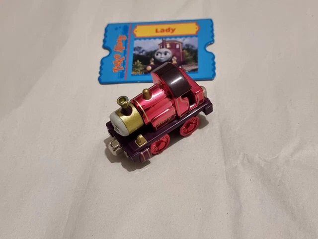 THOMAS THE TANK Engine & Friends TAKE N PLAY ALONG TRAIN METALLIC SHINY ...