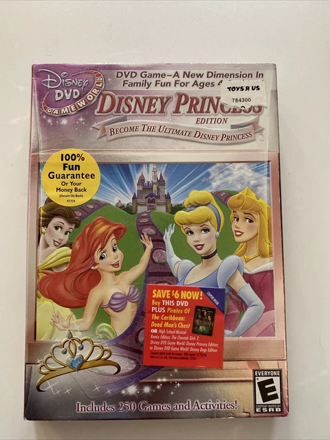 DISNEY DVD GAME World: Disney Princess Edition 250 Games RARE! Wow £11. ...