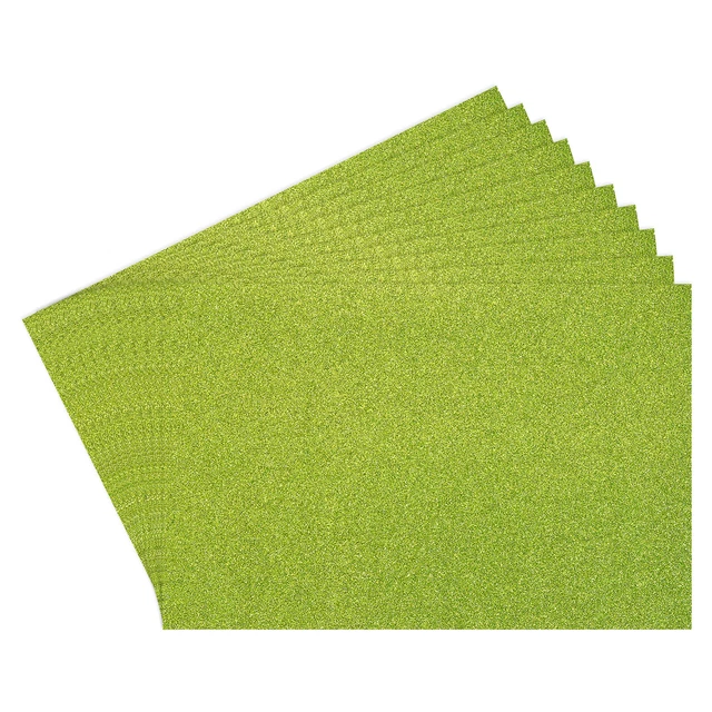 FOAM SHEETS CRAFTS Arts Foam Paper 30cm x 20cm x 2mm/ Green / 12 Pcs ...
