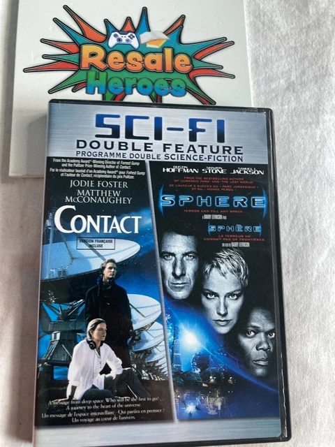 SCI-FI DOUBLE FEATURE - Contact / Sphere - DVD Movie $14.95 - PicClick CA