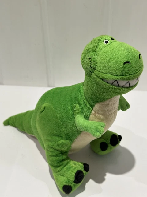 DISNEY PARKS TOY Story Rex Dinosaur Small Size soft plush cuddly teddy ...