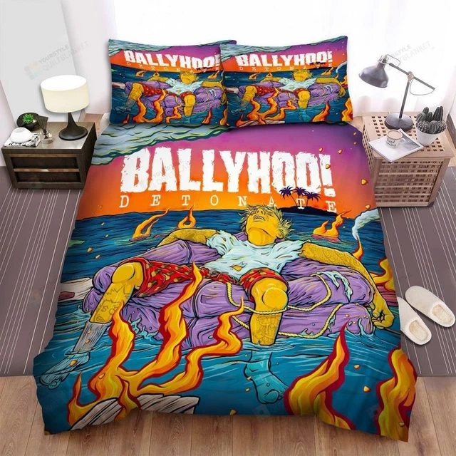 BALLYHOO MUSIC CHEERS! Album Quilt Duvet Cover Set King Comforter Cover ...