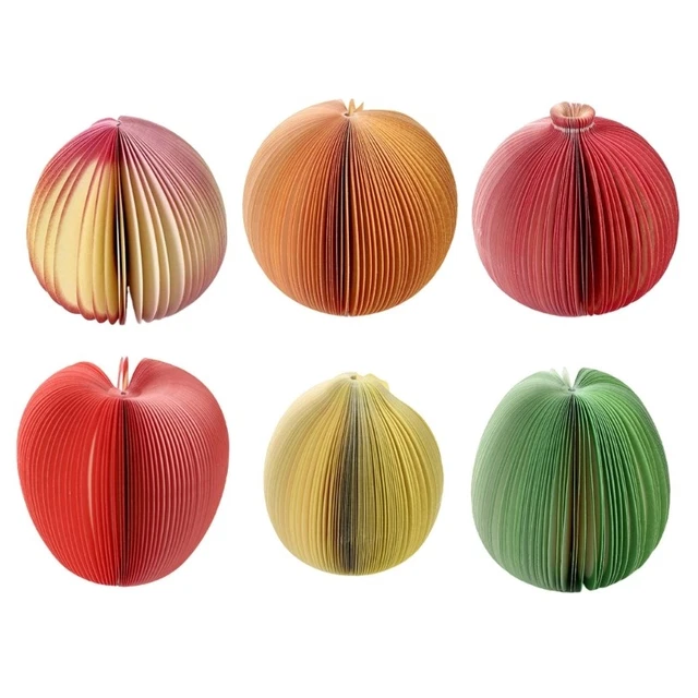 FRUIT NOTEPADS 750SHEETS Adheive Notes Paper Pocket Note Paper Fruit ...