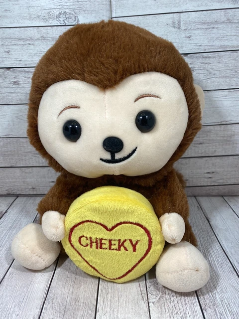 CHEEKY LOVE HEARTS Sweets Plush Soft Toy Monkey - Love Hearts Plush ...