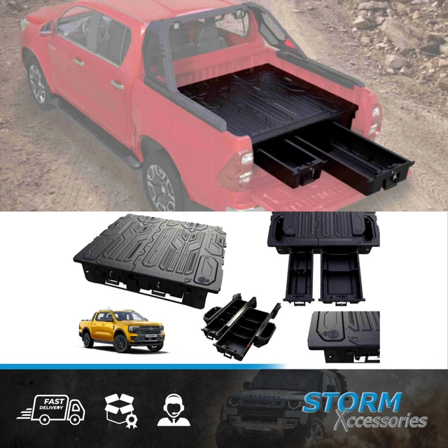 FOR FORD RANGER 2023+ Dc – Ridge Bed Integrated Drawer System £1,434.70 ...