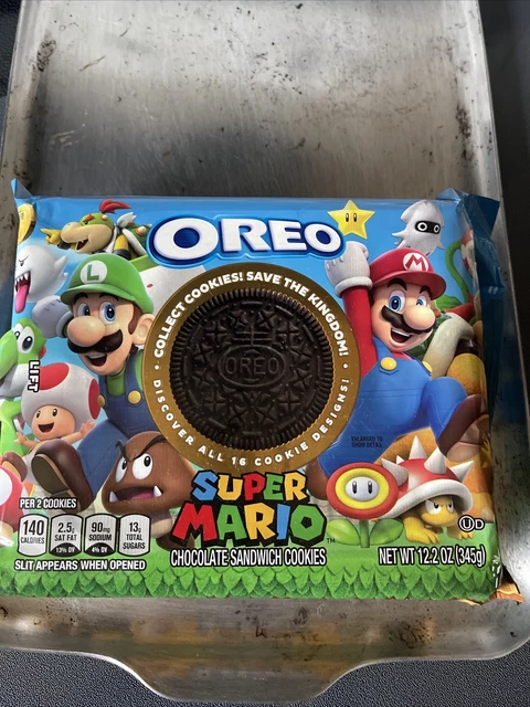 NABISCO OREO LIMITED Edition Super Mario Chocolate Sandwich Cookies 12 ...