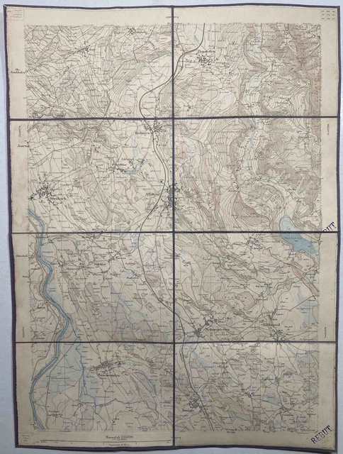 AFFOLTERN METTMENSTETTEN - Rifferswil Maschwanden Atlas Schweiz Karte ...
