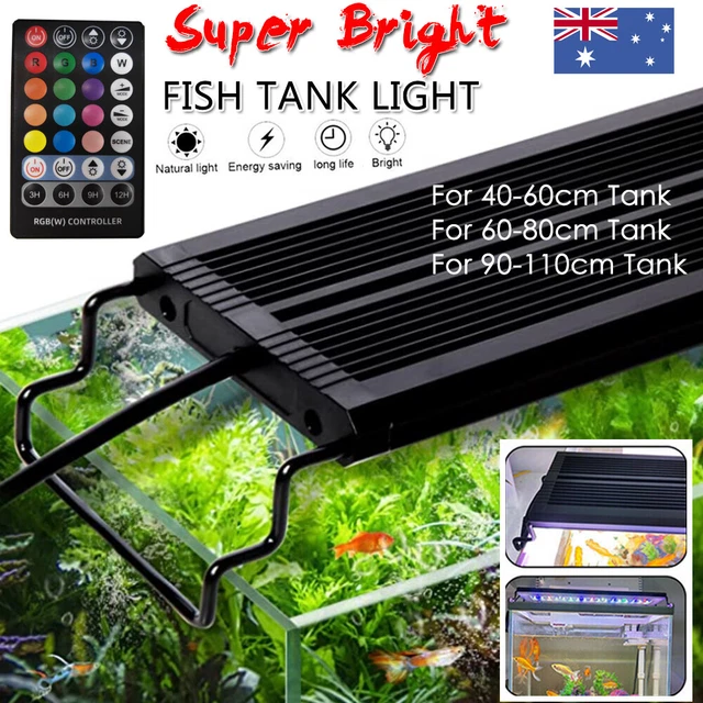 FULL SPECTRUM AQUARIUM LED Light Lighting Aqua Plant Fish Tank Lamp 40 ...