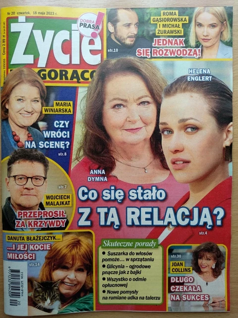 ANNA DYMNA ON cover Joan Collins,Jane Seymour,Blanka,Loreen,Shannen ...