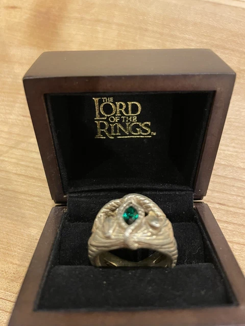 NOBLE COLLECTION LORD of the Rings Official Ring of Aragorn LOTR EUR 77 ...