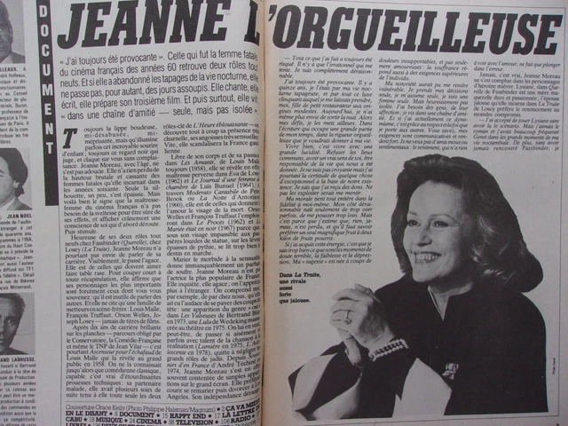 & TÉLÉRAMA & n°1706 de 1982: Grace Kelly-Jeanne Moreau-Robert Altman ...