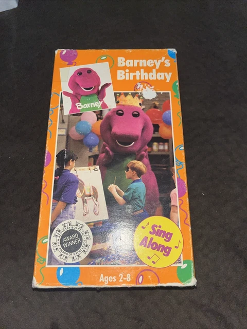 BARNEY - BARNEYS Birthday (VHS, 1992) £4.64 - PicClick UK