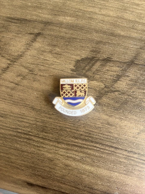 RARE MILLOM A.R.L.F.C Rugby Football League Badge £3.32 - PicClick UK