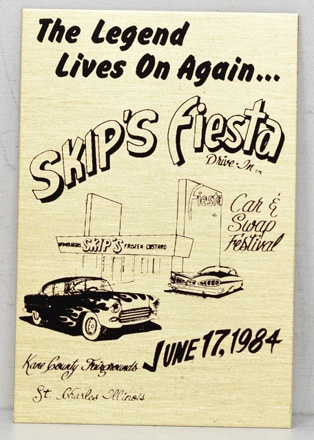 1984 SKIP'S FIESTA Drive In Car Festival Kane County Fairgrounds St ...