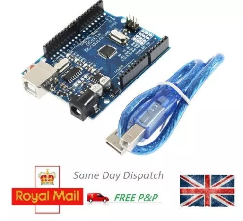 Arduino Uno R3 And Cable FOR SALE! - PicClick