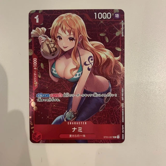ONE PIECE CARD Game Nami ST01-007 Standard Battle Champion Promo Used EUR 80,56 - PicClick FR