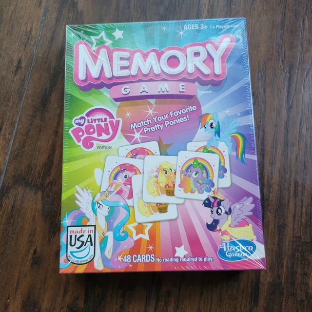 HASBRO MY LITTLE Pony Memory Kids Learning Matching Card Game 2013 ...