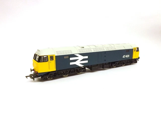 HORNBY RAILROAD R3287 BR Class 47 Large Logo Blue 47104 (OO Scale ...